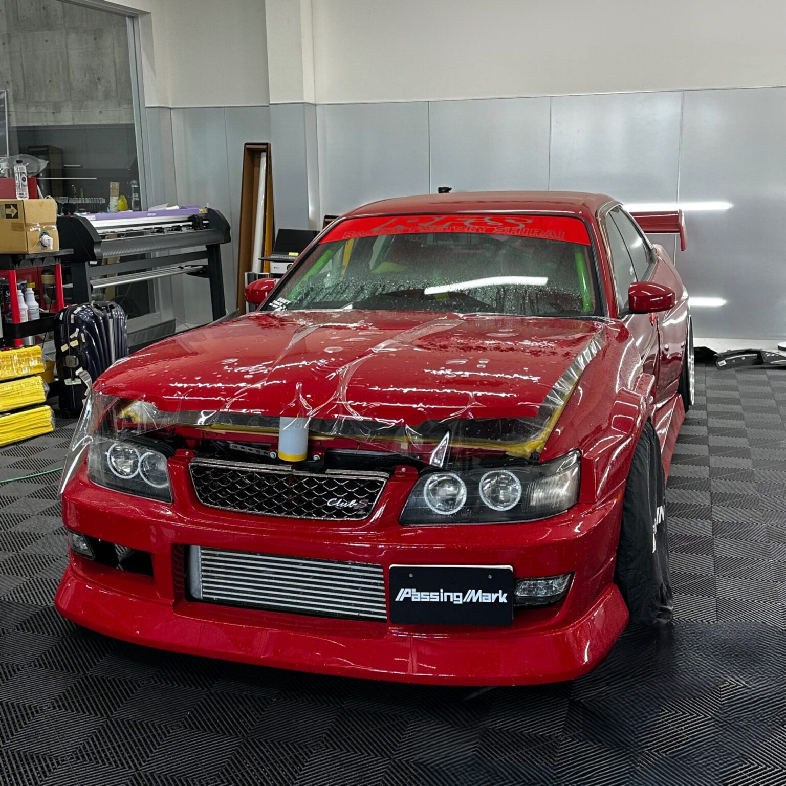 日産 ローレル ボンネットプロテクションフィルム施工（PPF） – PassingMark